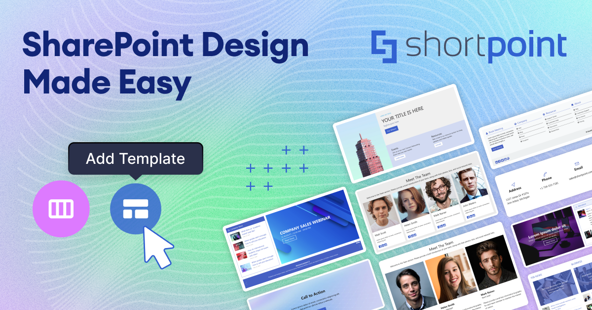 SharePoint Library Portal Template